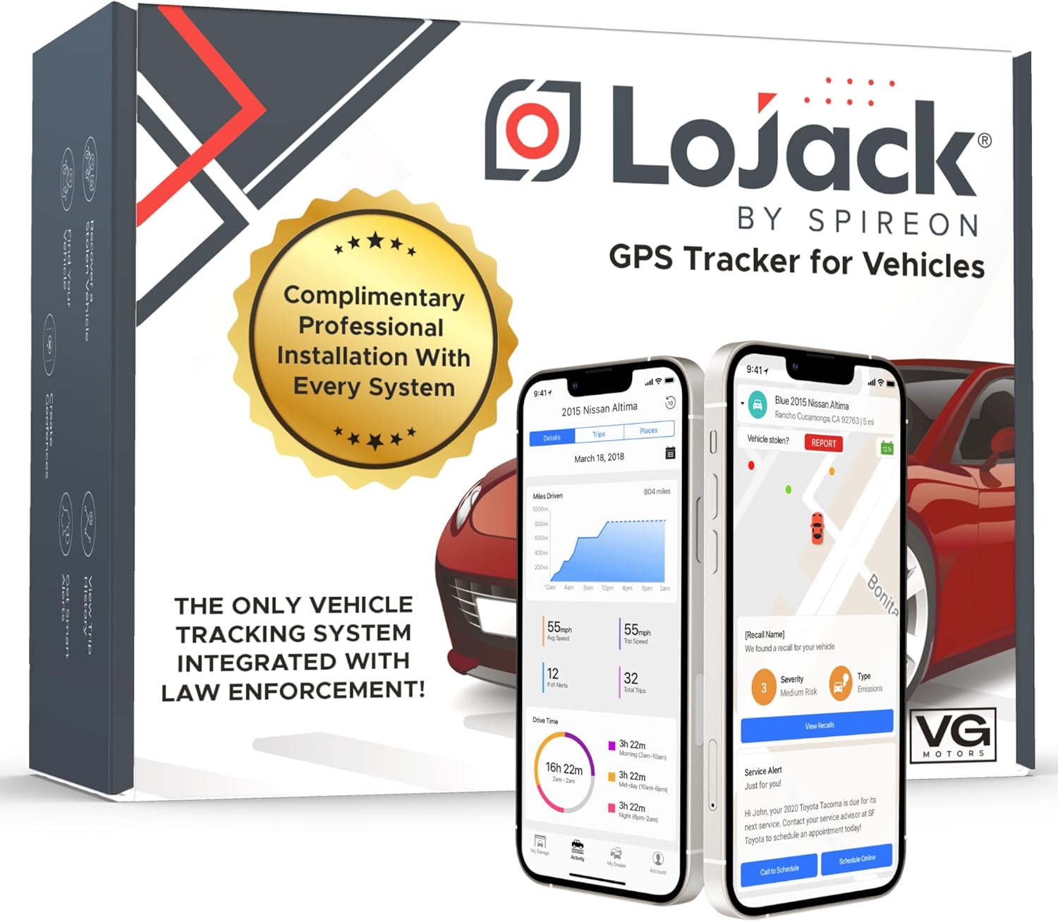 Amazon.com: LoJack for Cars | GPS Tracker for Vehicles No Subscription ...