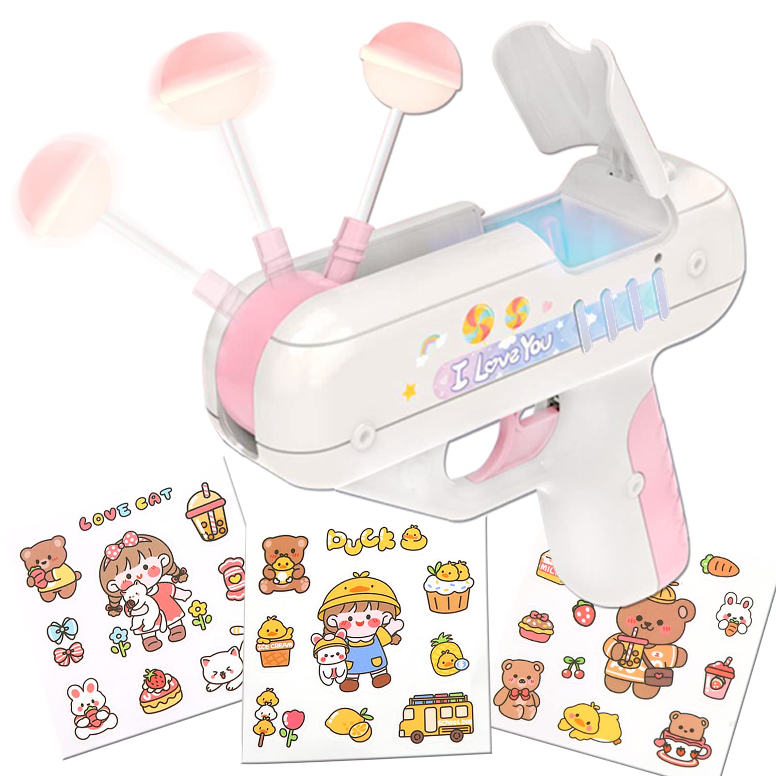 Candy Gun Toy Lollipop Lollipop Gun Toy With 3 Cute | Desertcart Panama