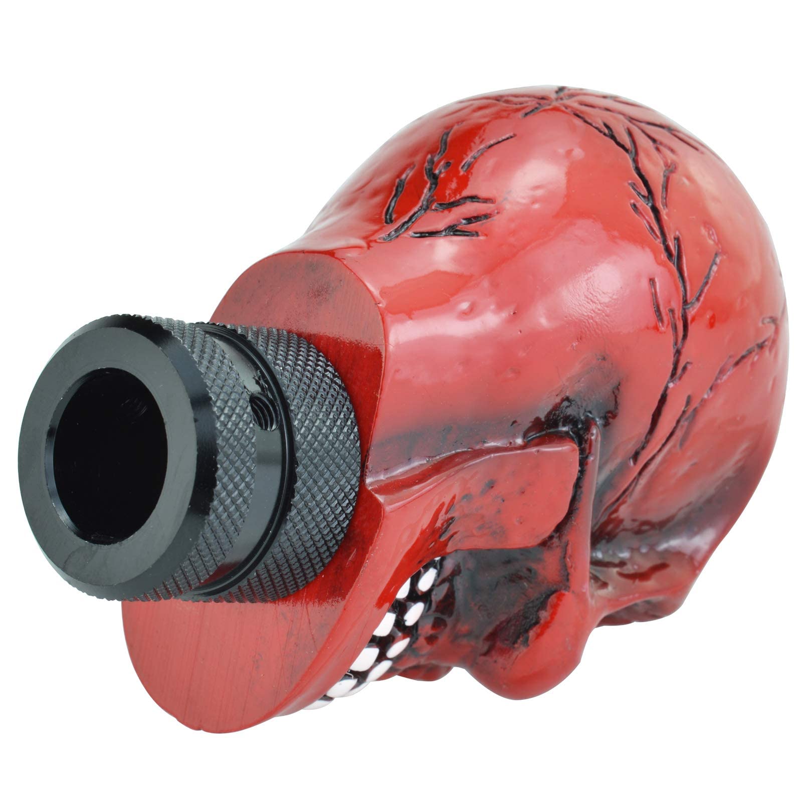 Snapklik.com : Lunsom Skull Gear Shift Head Resin Shifter Knob Car ...