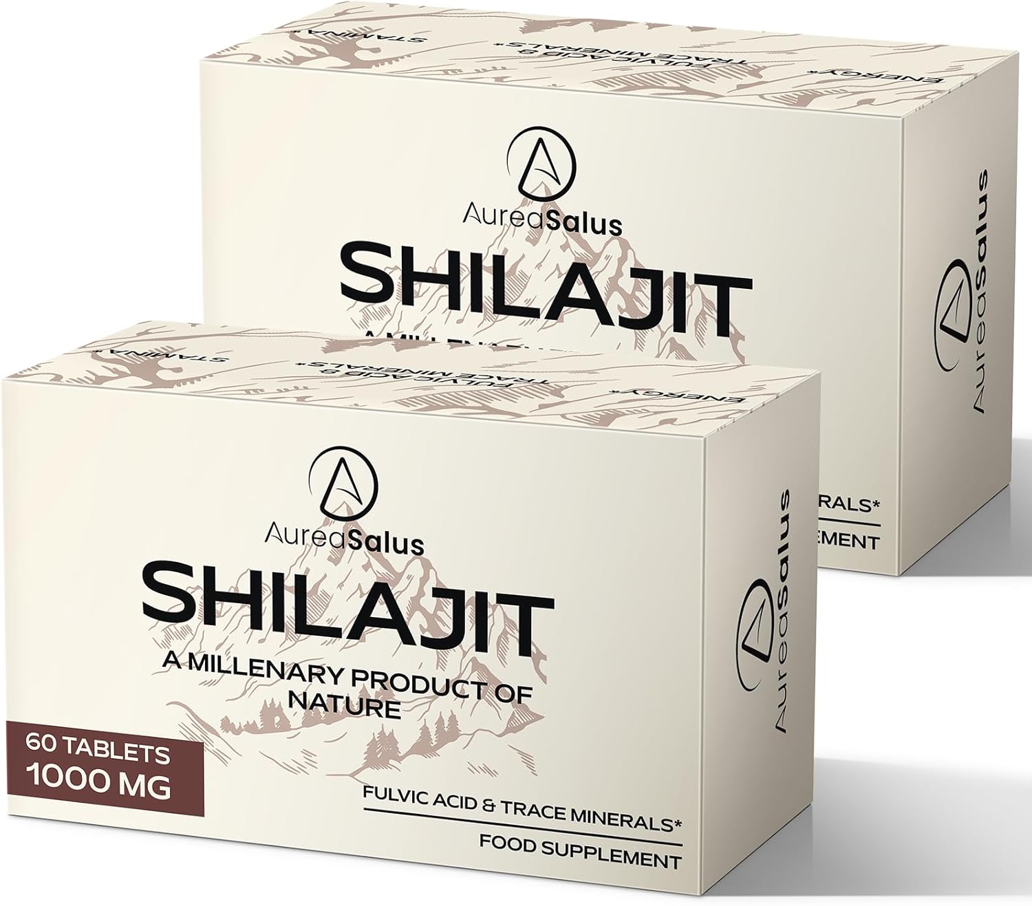 AureaSalus Shilajit Tablets 30,000mg, 60 Counts Himalayan Shilajit ...