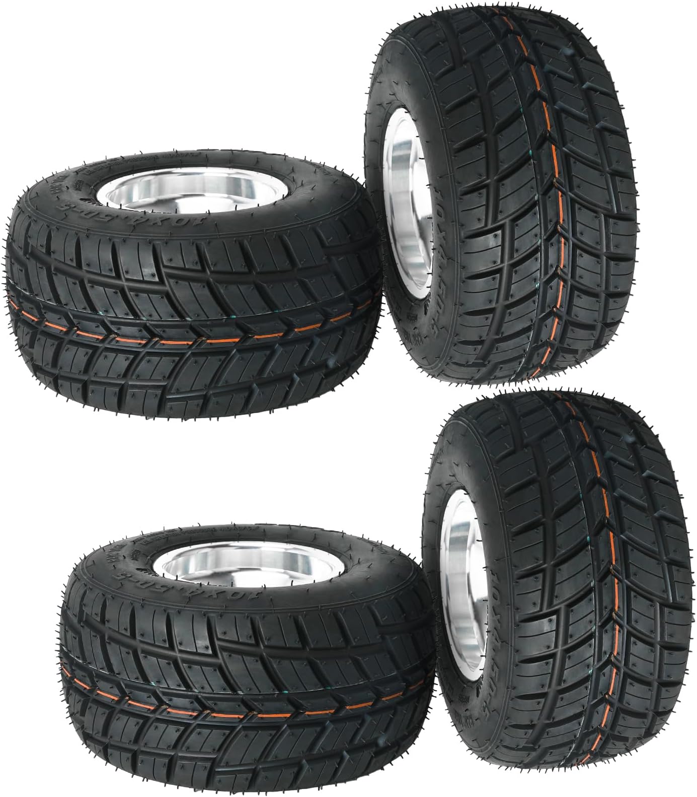 Amazon.com: Kemblawolf 10x4.50-5" Go Kart Tires and Rims, Go Cart ...