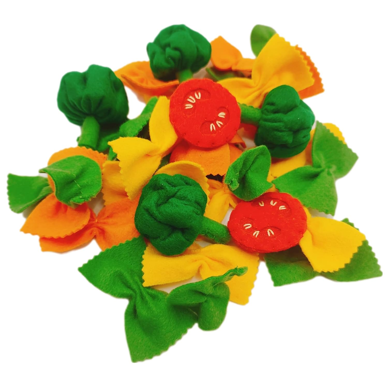 Amazon.com: Pasta with broccoli, farfalle, bow tie pasta, felt play ...