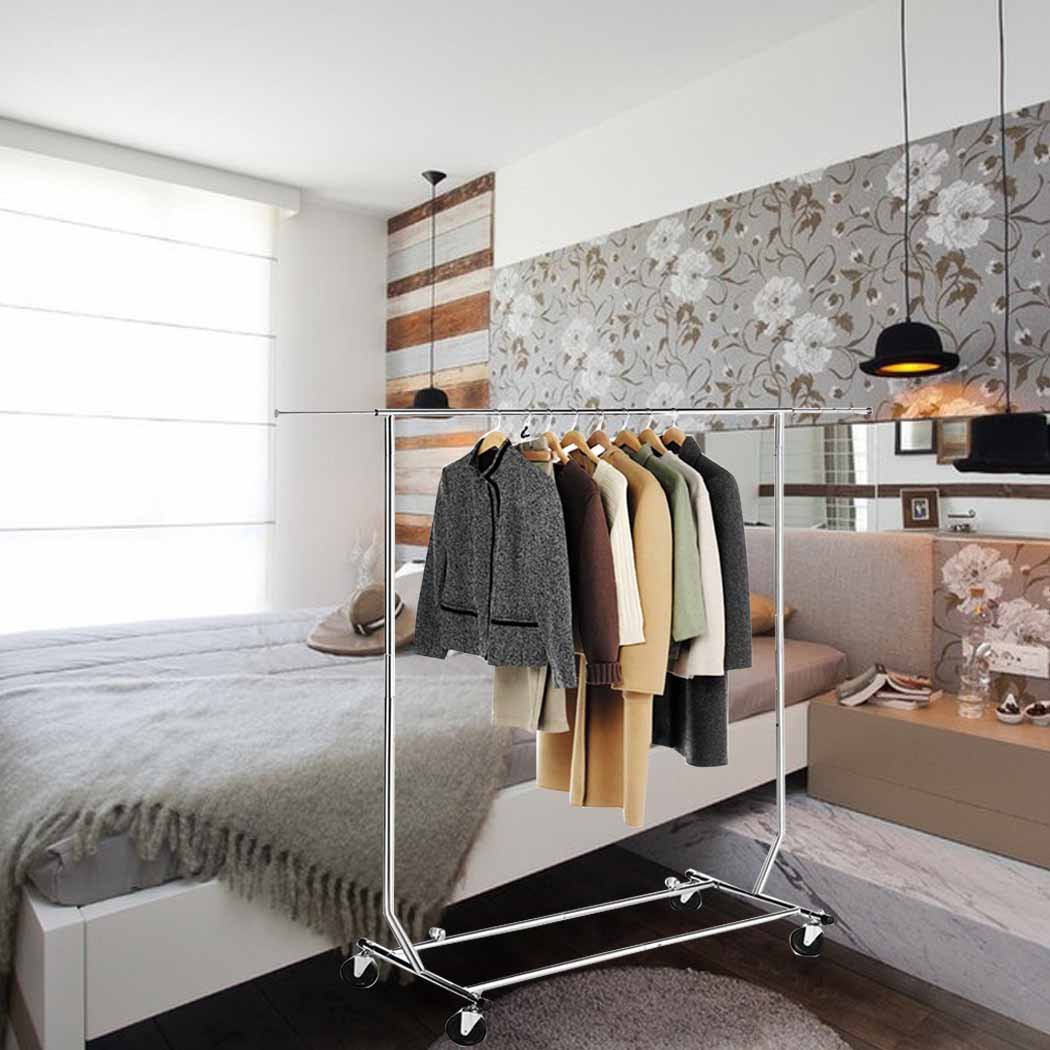 Snapklik.com : Round Tubing Collapsible Garment Rack