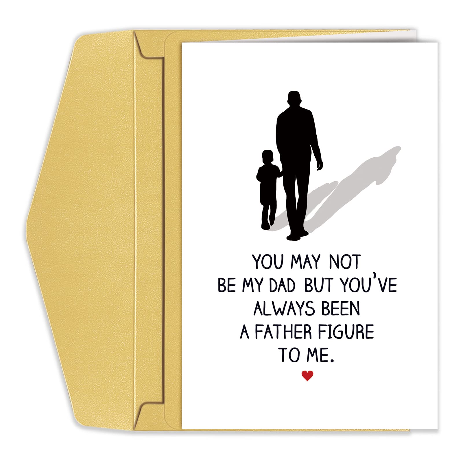 Amazon.com: Goroar Father Figure Father's Day Card, Sincere Father's ...