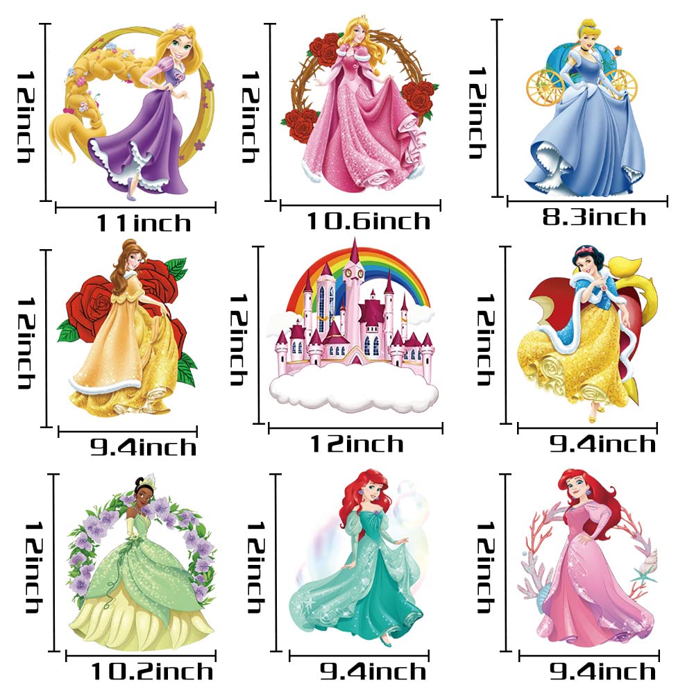 Snapklik.com : Princess Party Supplies,9 PCS Yard Signs
