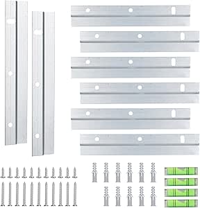 4 Pairs French Cleat Hanger 6 Inch Z Bar Hanger Supports Cleat Picture ...