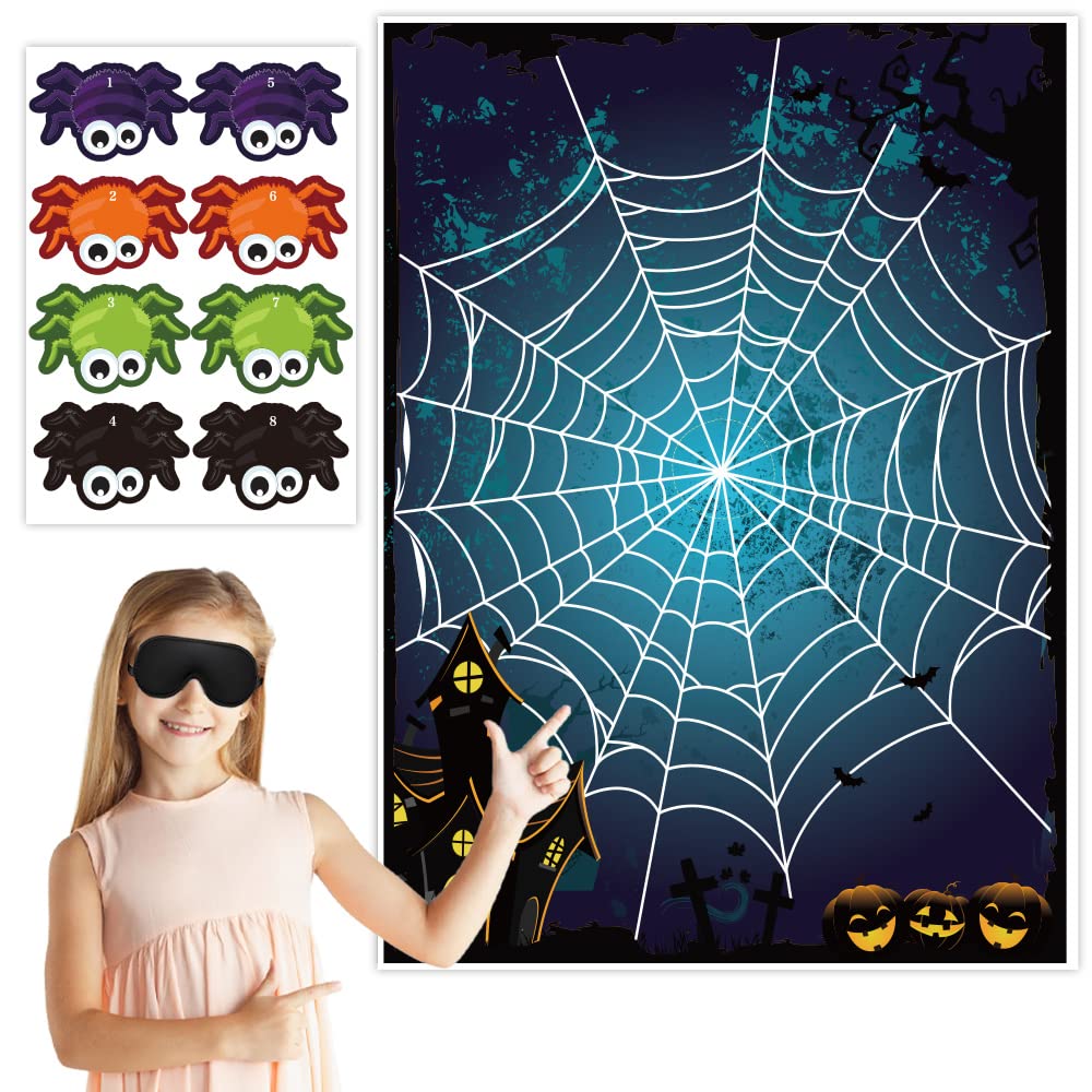 Nmkl Halloween Games For Kids Party Pin The Spider On | Desertcart Ireland