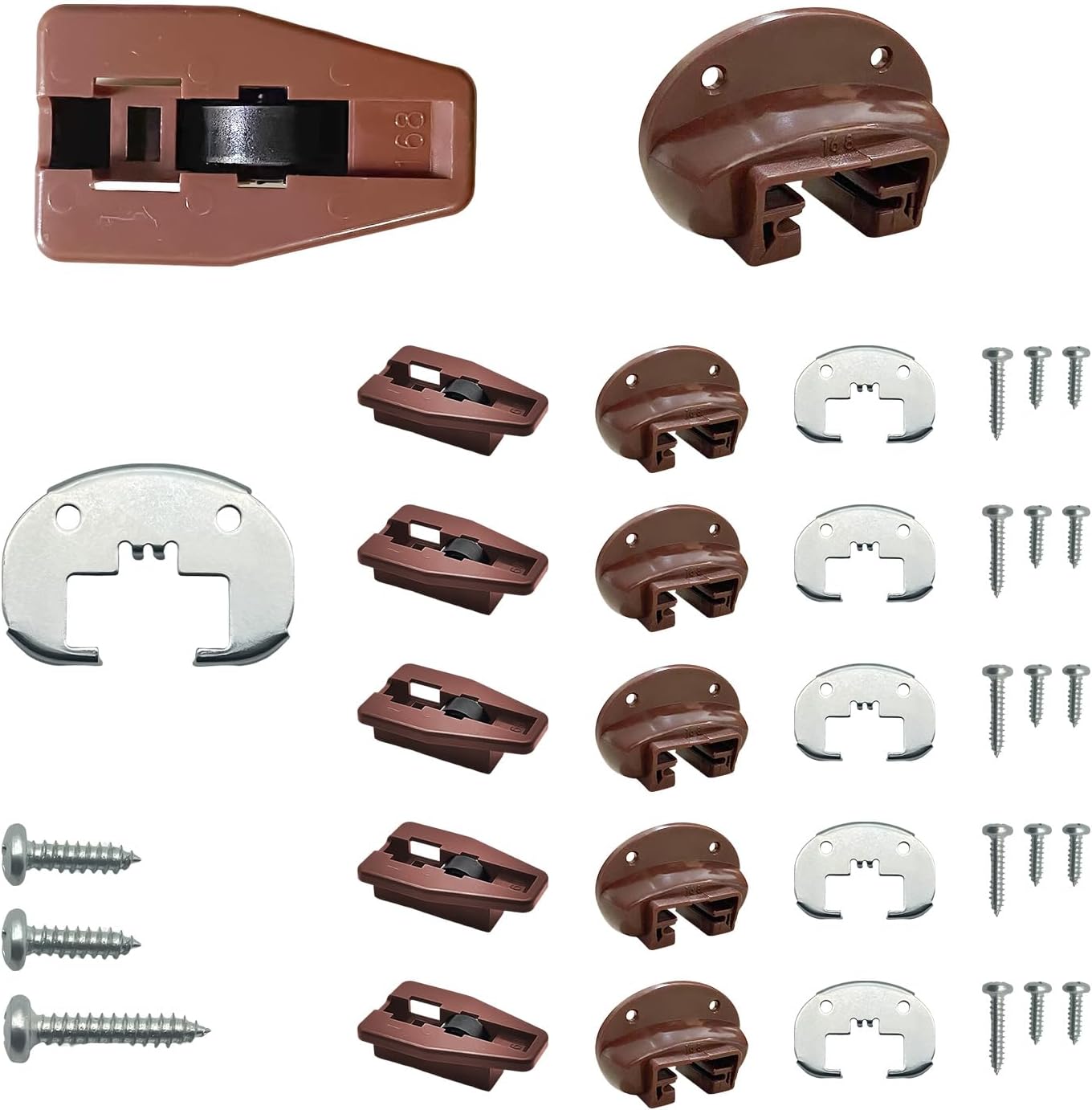 8 Set Drawer Guide Kit, Enhanced Commercial Slide Style Drawers for ...