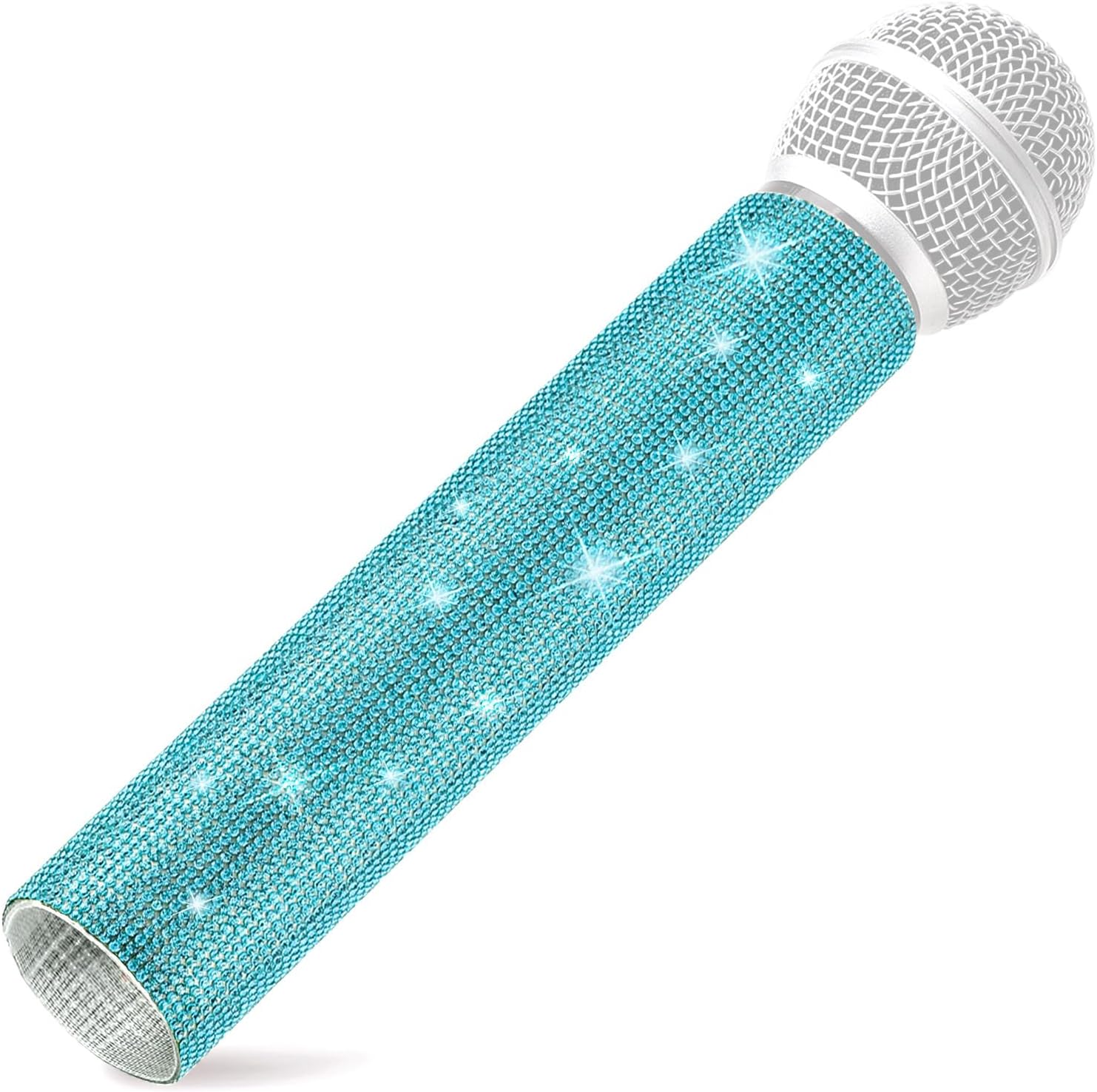 Amazon.com: Facmogu Lake Blue Mic Sleeve, Wireless Mic Handle Cover ...