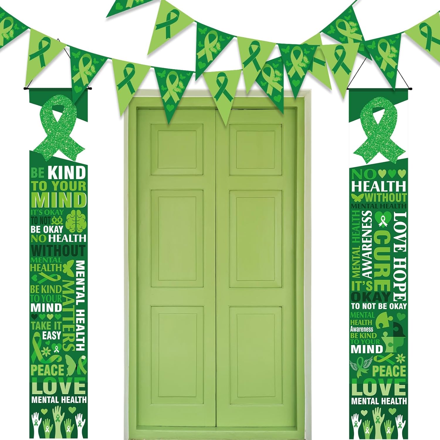 Amazon.com: VitalCozy 122 Pcs Mental Health Awareness Decorations Items ...