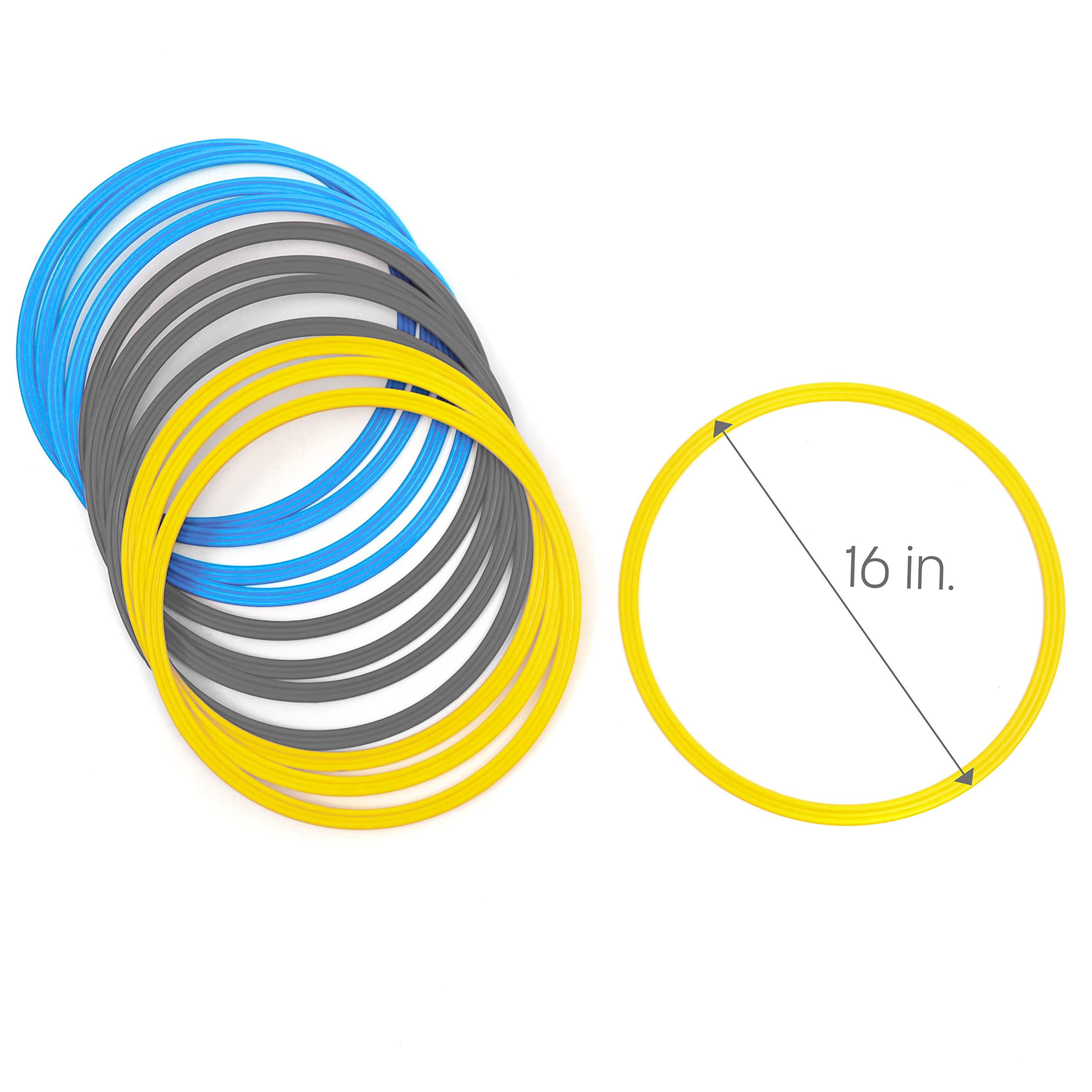 Snapklik.com : Speed & Agility Training Rings - Set Of 12-16" Outer ...