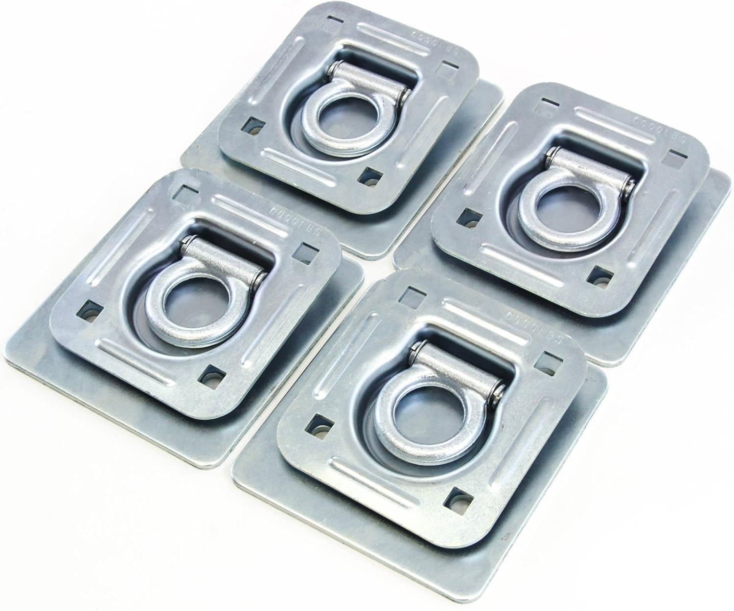 Amazon.com: 4 Pack Tiedown Recessed Pan D-Ring 6,000Lb Trailer Tie ...