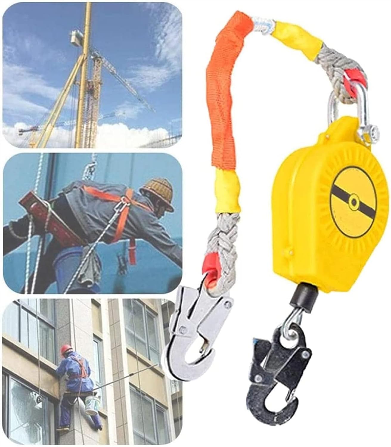 Fall Arrest Block Inertia Reel Height Safety Device Double Lock ...