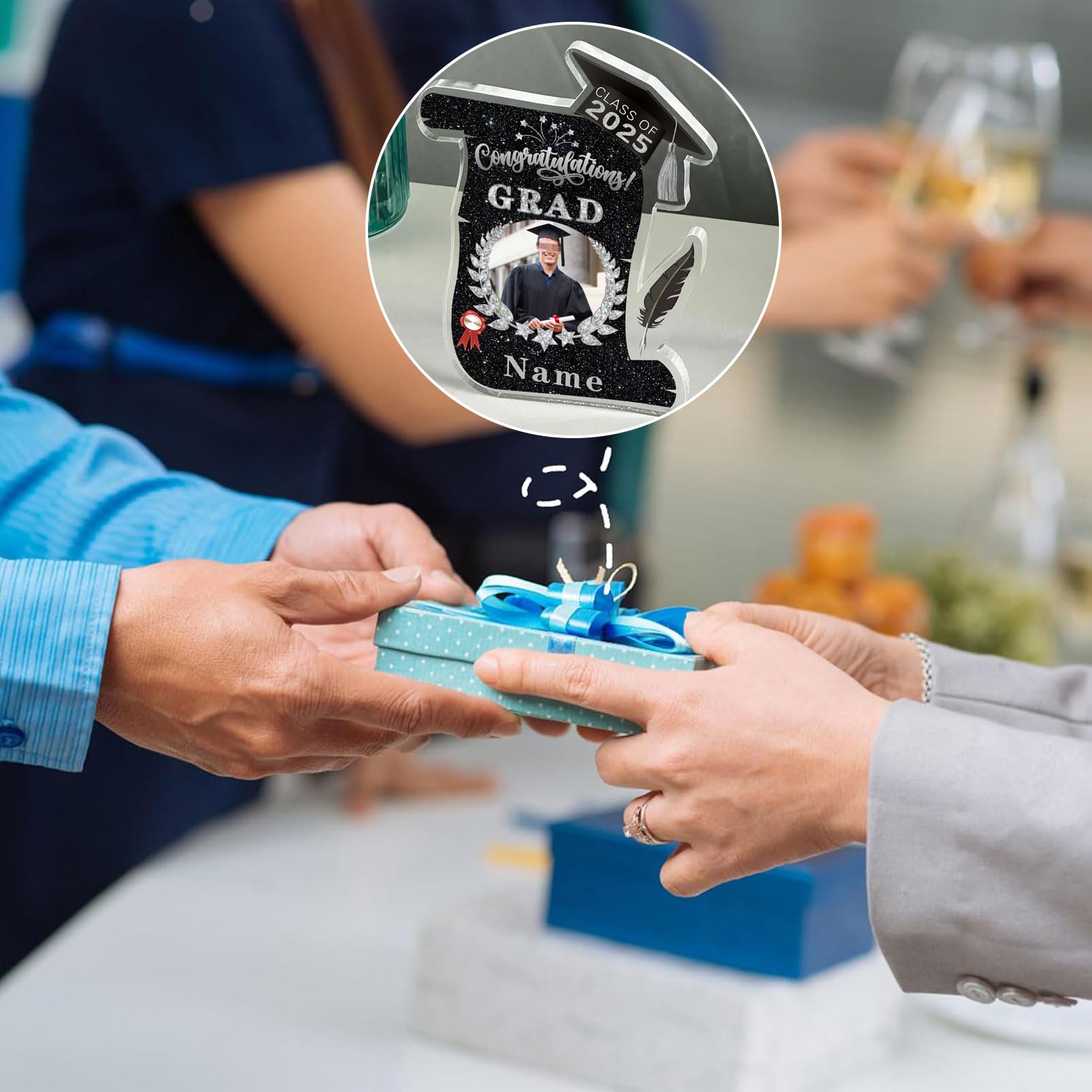 Snapklik.com : Discodes Personalized Graduation Gift Decorative Class ...