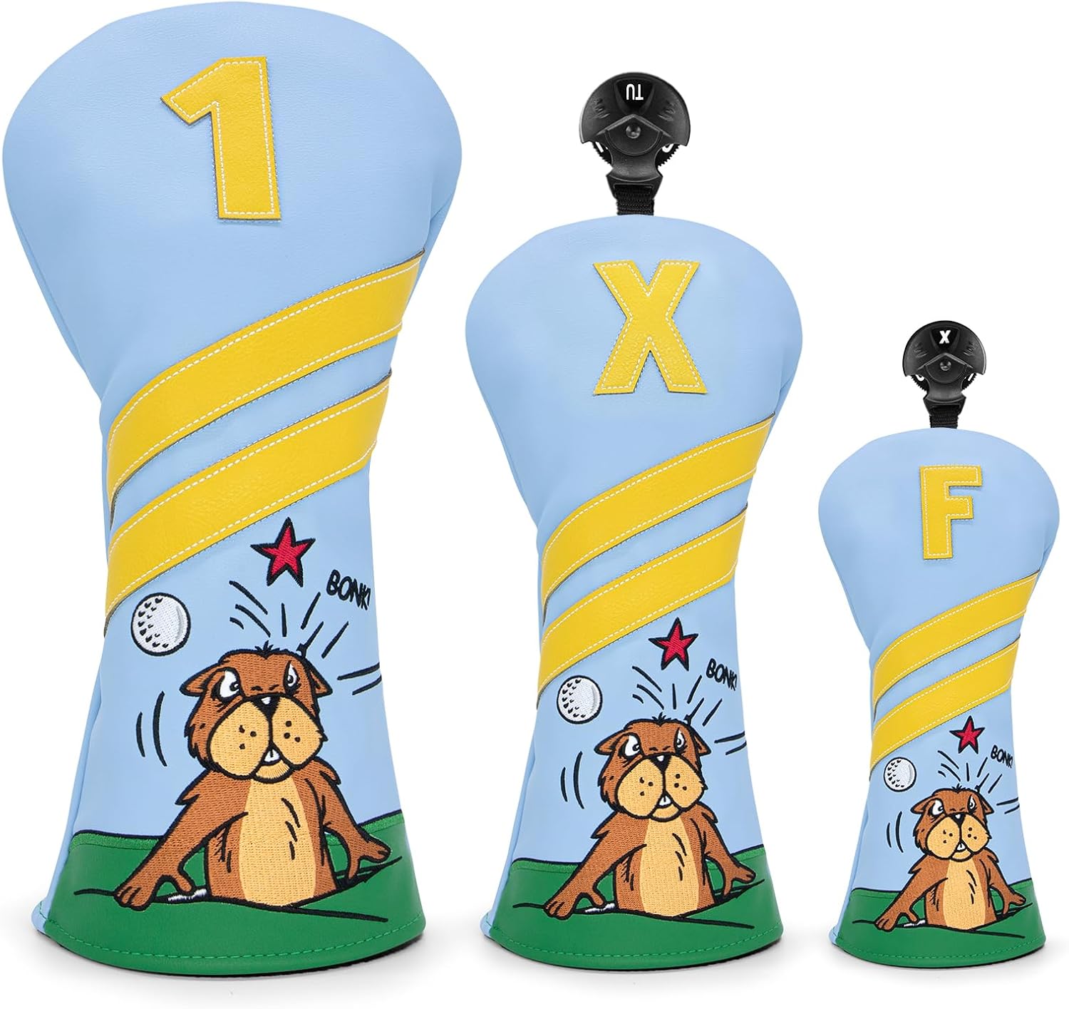 Amazon.com : Golf Club Headcover for Driver Covers, Fairway Wood Covers ...