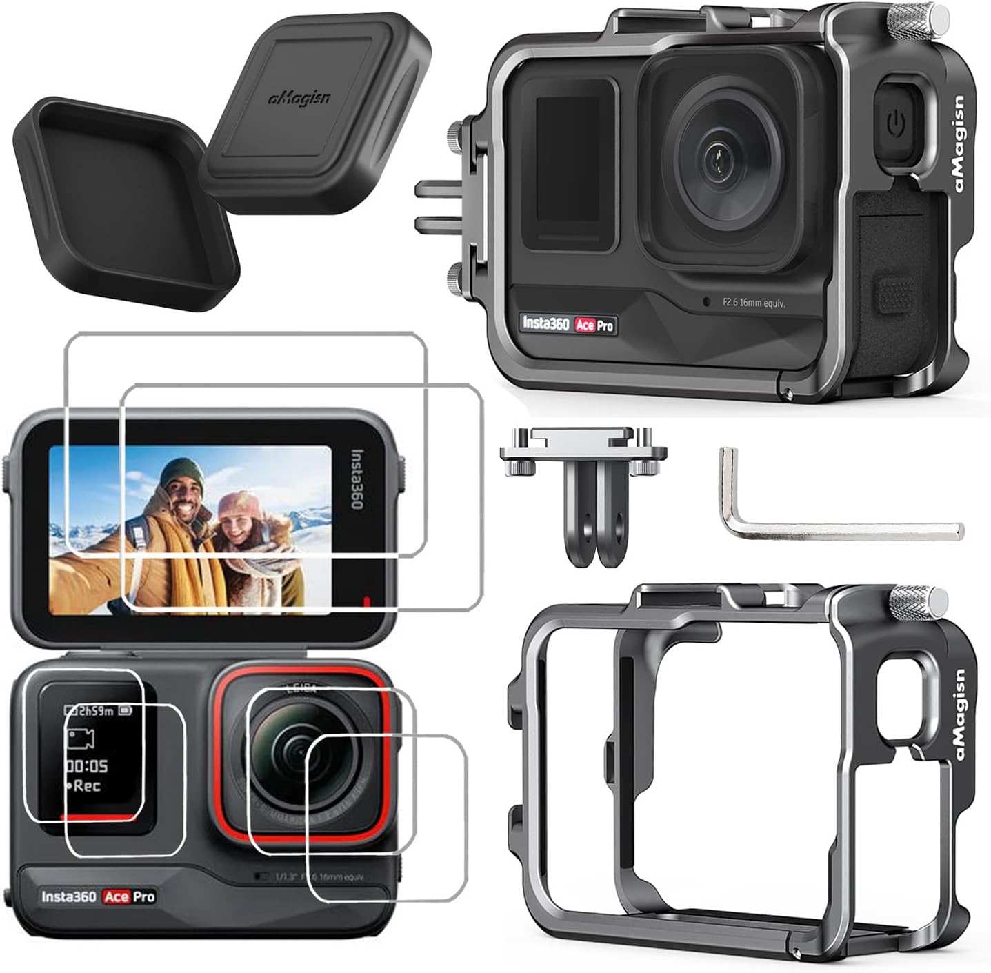 Amazon.com : Silicone Case for GoPro HERO13 Action Camera, Battery Side ...