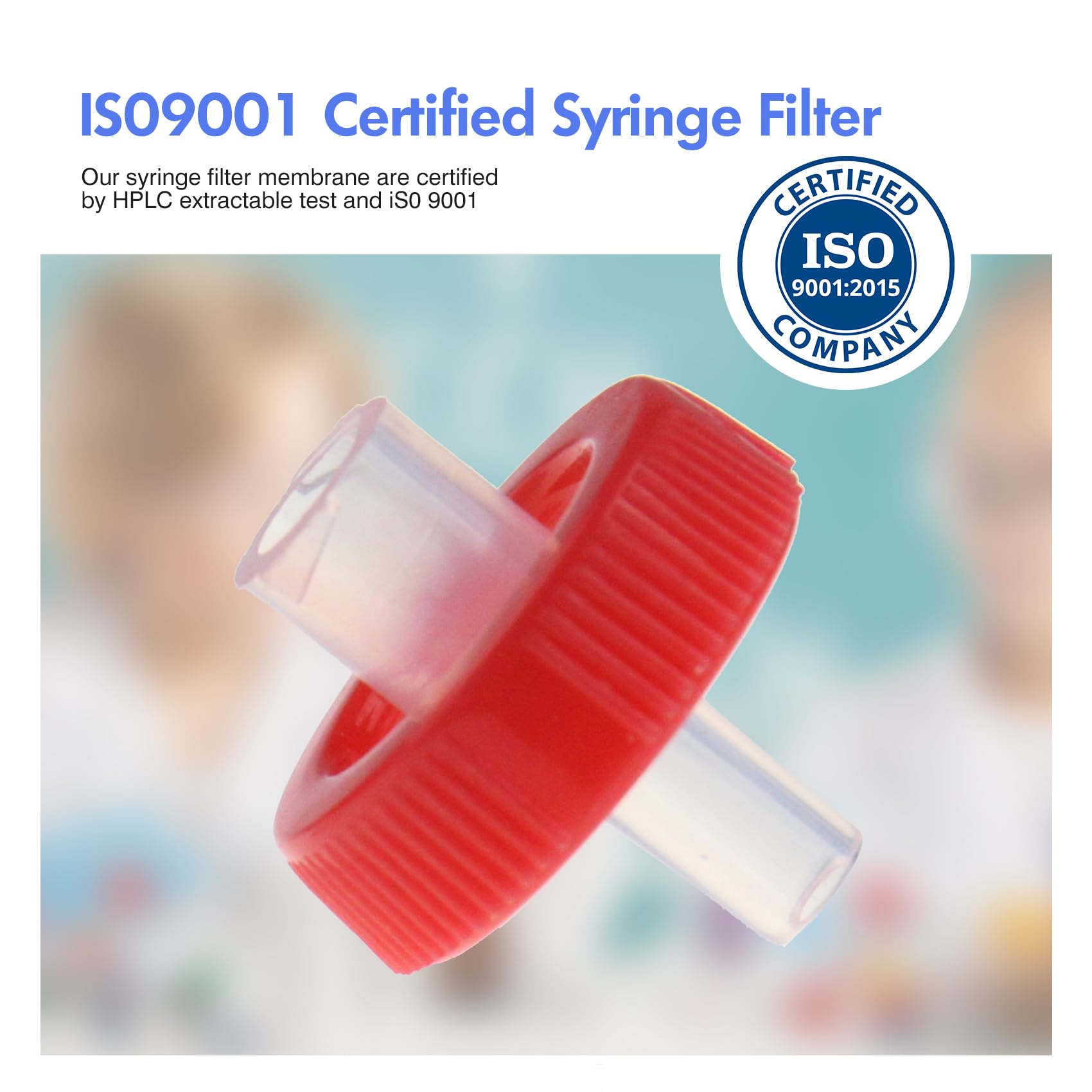 Snapklik.com : Syringe Filters PTFE Hydrophilic Filtration 0.45um 13mm ...
