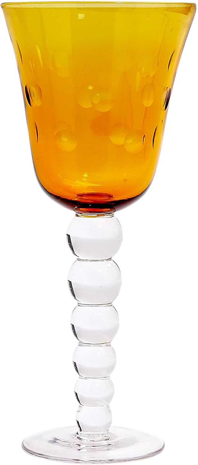 Amazon.com | Impulse Victoria Goblet Amber Glass, Case of 24: Wine ...