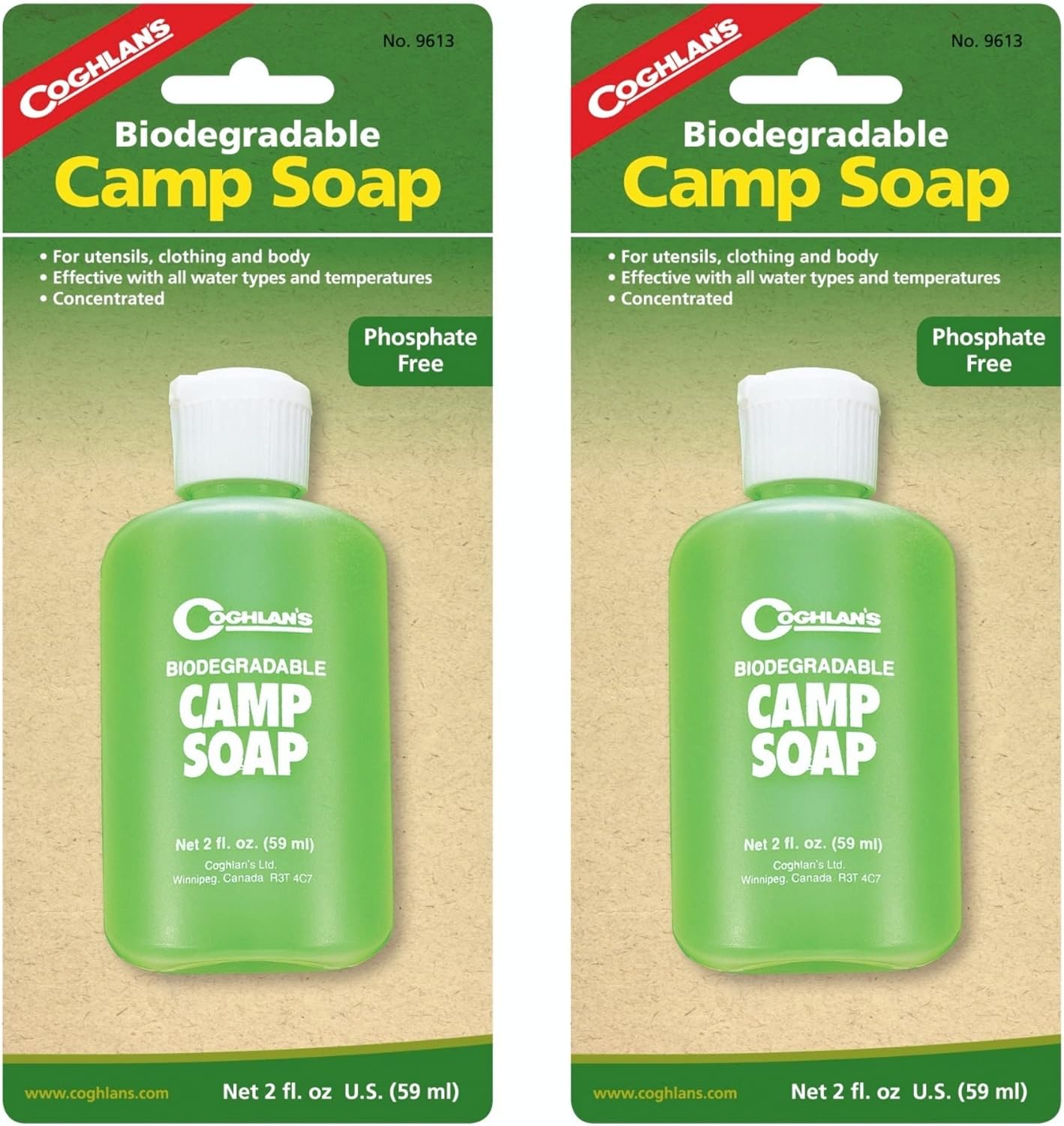 Amazon.com : Coghlan's Camp Soap, 2 fl oz (2-Pack) : Sports & Outdoors
