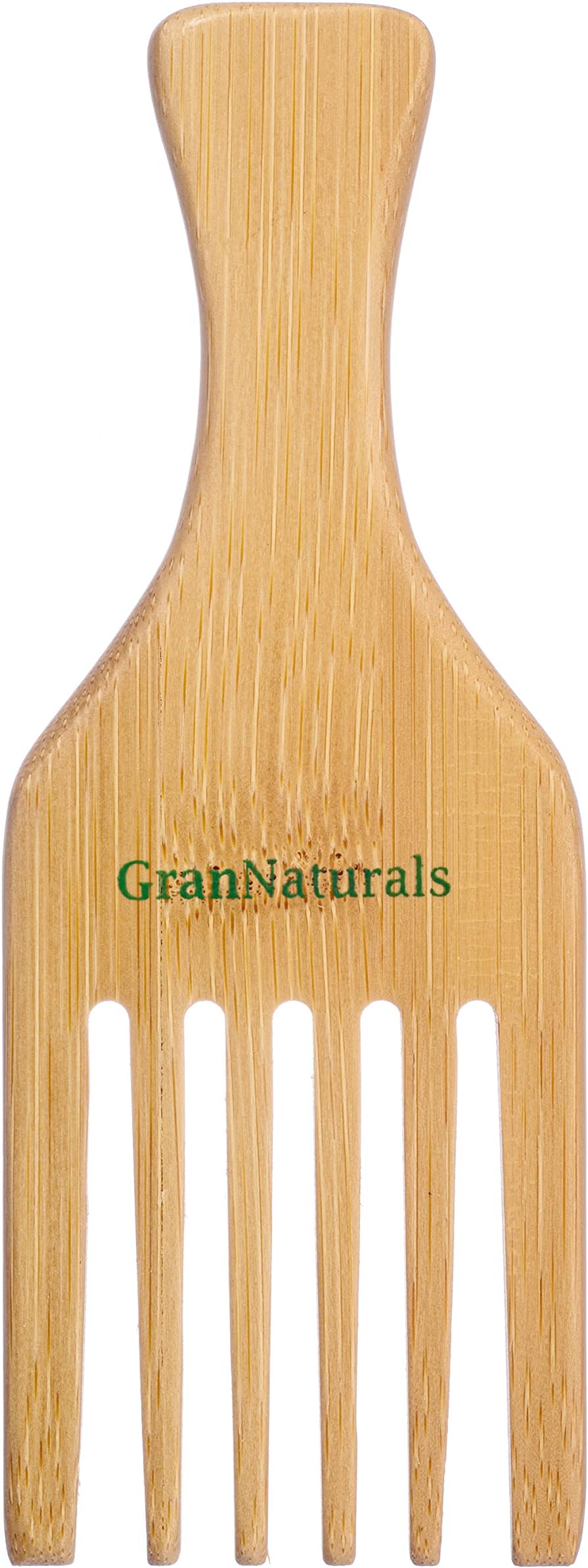 Amazon.com : GranNaturals Wide Tooth Wooden Comb & Afro Pick - Natural ...