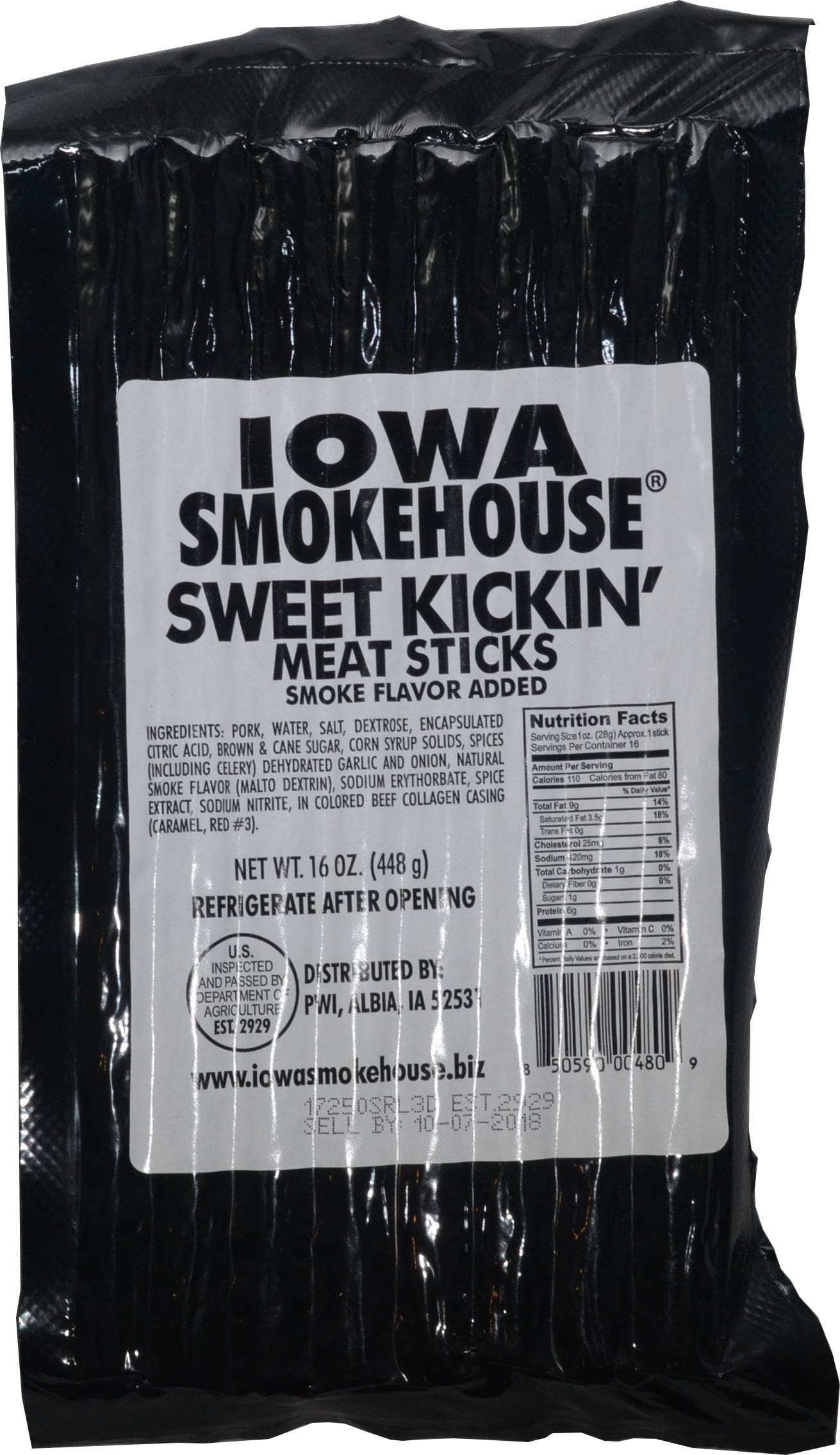 Amazon.com: IOWA SMOKEHOUSE Country Style Meat Sticks, Original ...