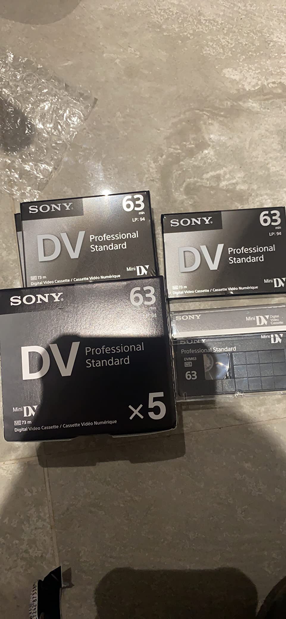 Sony Mini DV Premium Video Cassette Tapes (Pack of 3): Amazon.co.uk ...