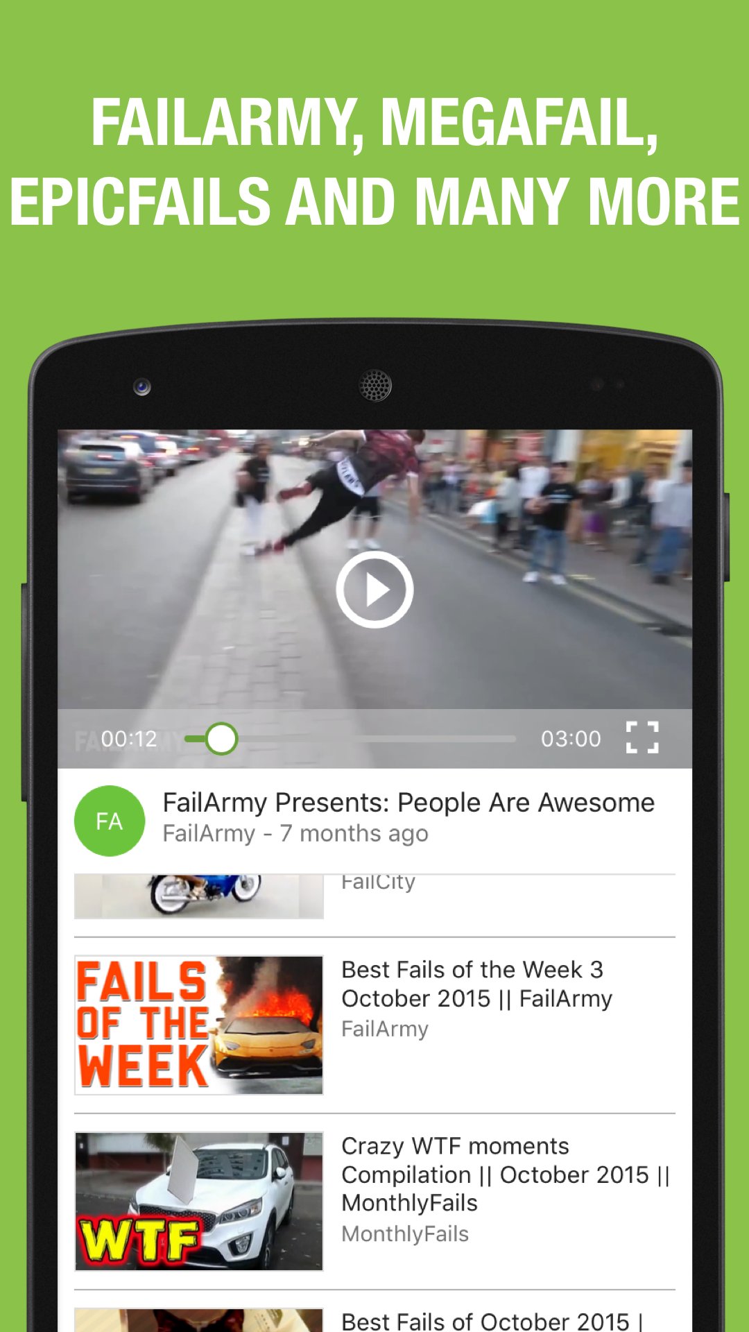 Epic Fail Videos - The Best Fail Videos Collection - App on Amazon Appstore