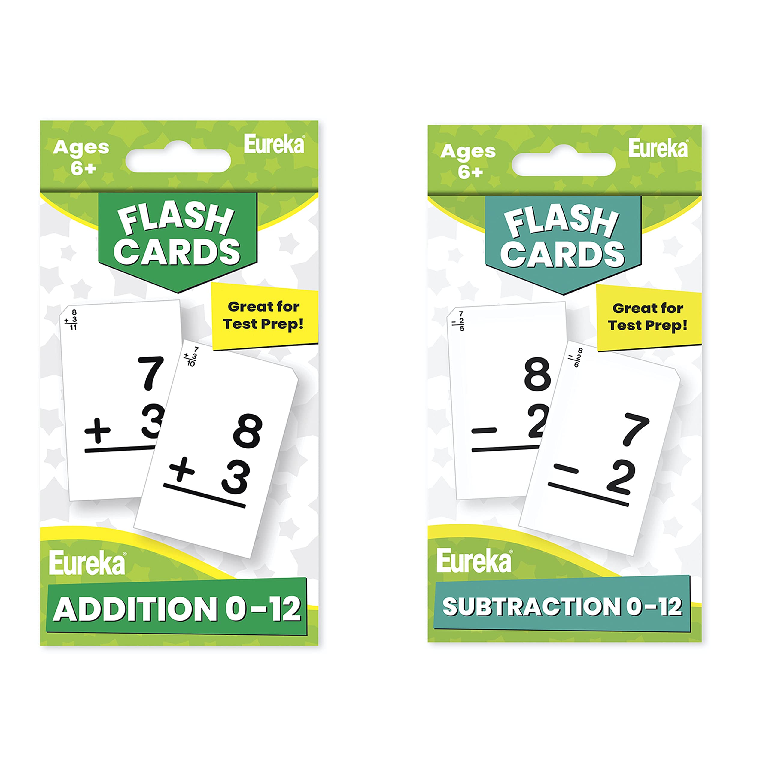 Buy Two Sets Flash Cards - Addition - Subtraction - Preschool Learning ...