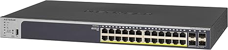 Amazon.com: NETGEAR 28-Port PoE Gigabit Ethernet Smart Switch (GS728TPP ...
