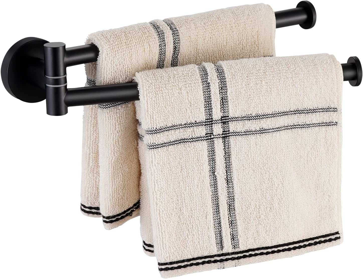 Amazon.com: Alise Swivel Towel Rack,Folding 4 Arms Hand Towel Bars ...