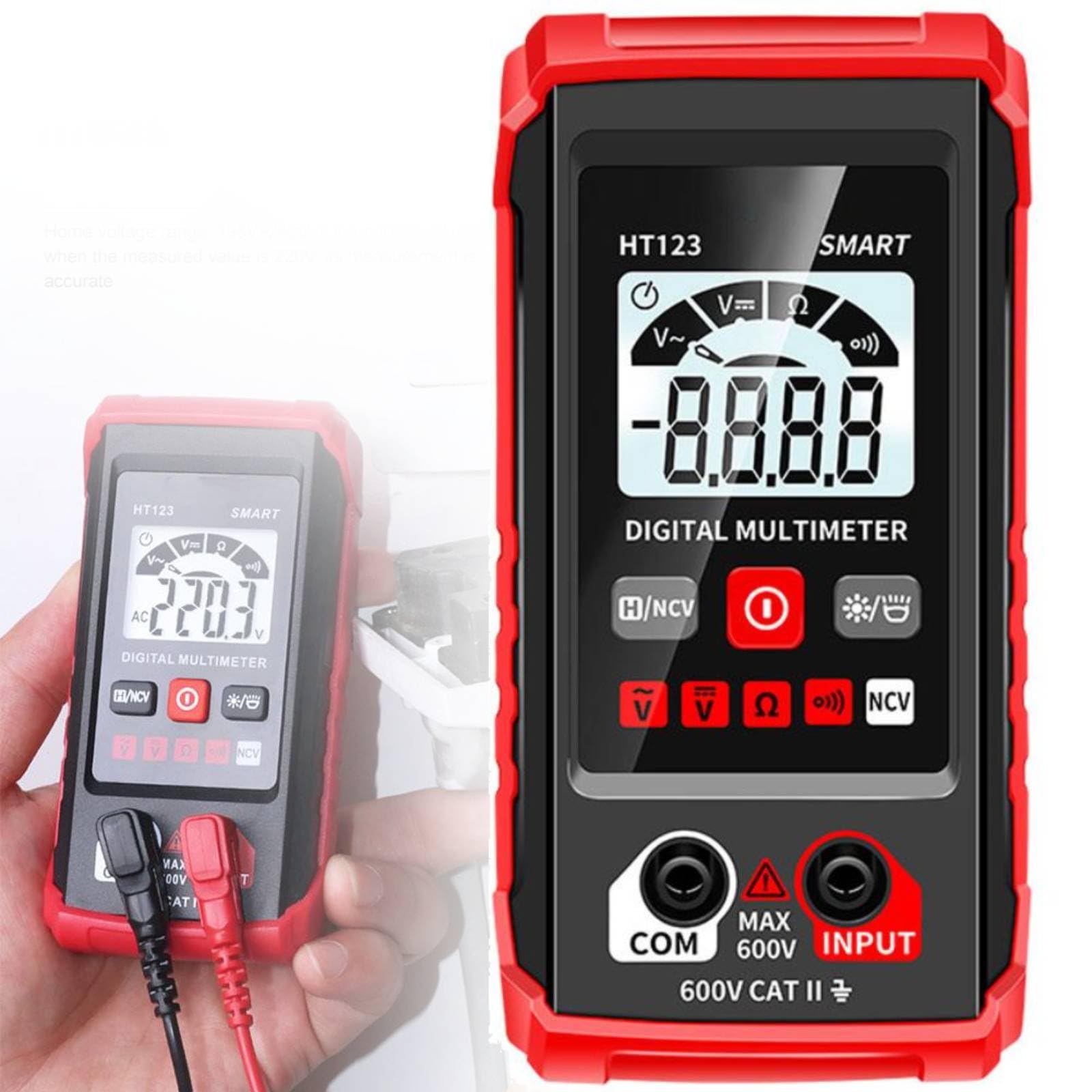 Generic Digital Multimeter, Volt Meter, HT123 Digital Multimeter, 2000 ...