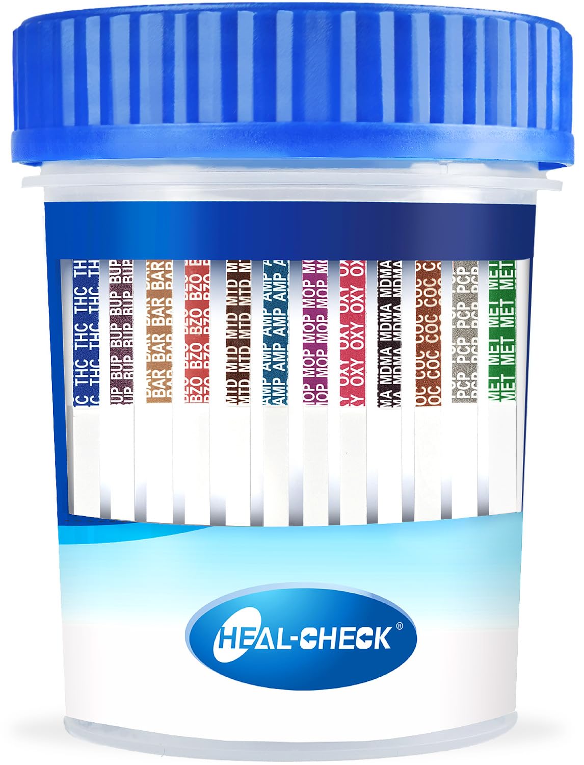 Amazon.com: 6 Pack Multi Drug Urine Test Cup 12 Panel with Temperature ...