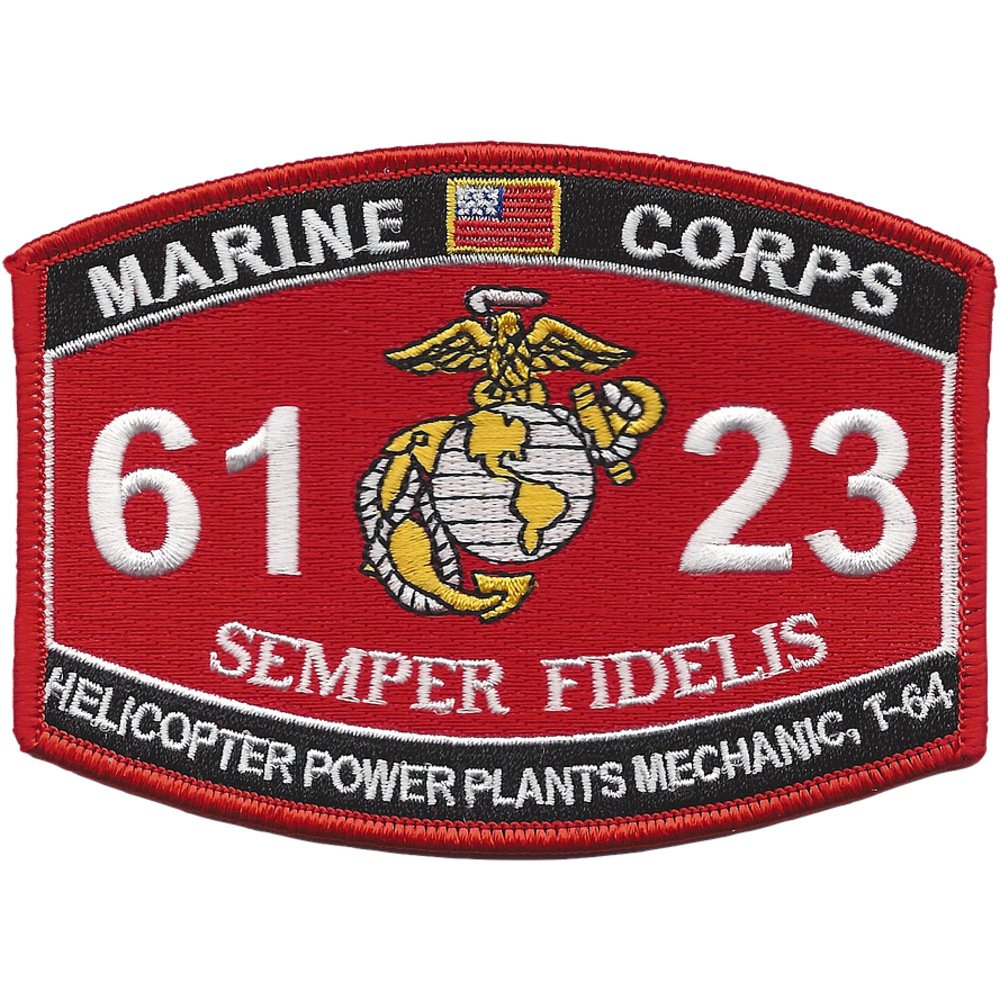 Amazon.com: MOS 6123 Helicopter Power Plants Mechanic, T-64 Patch ...