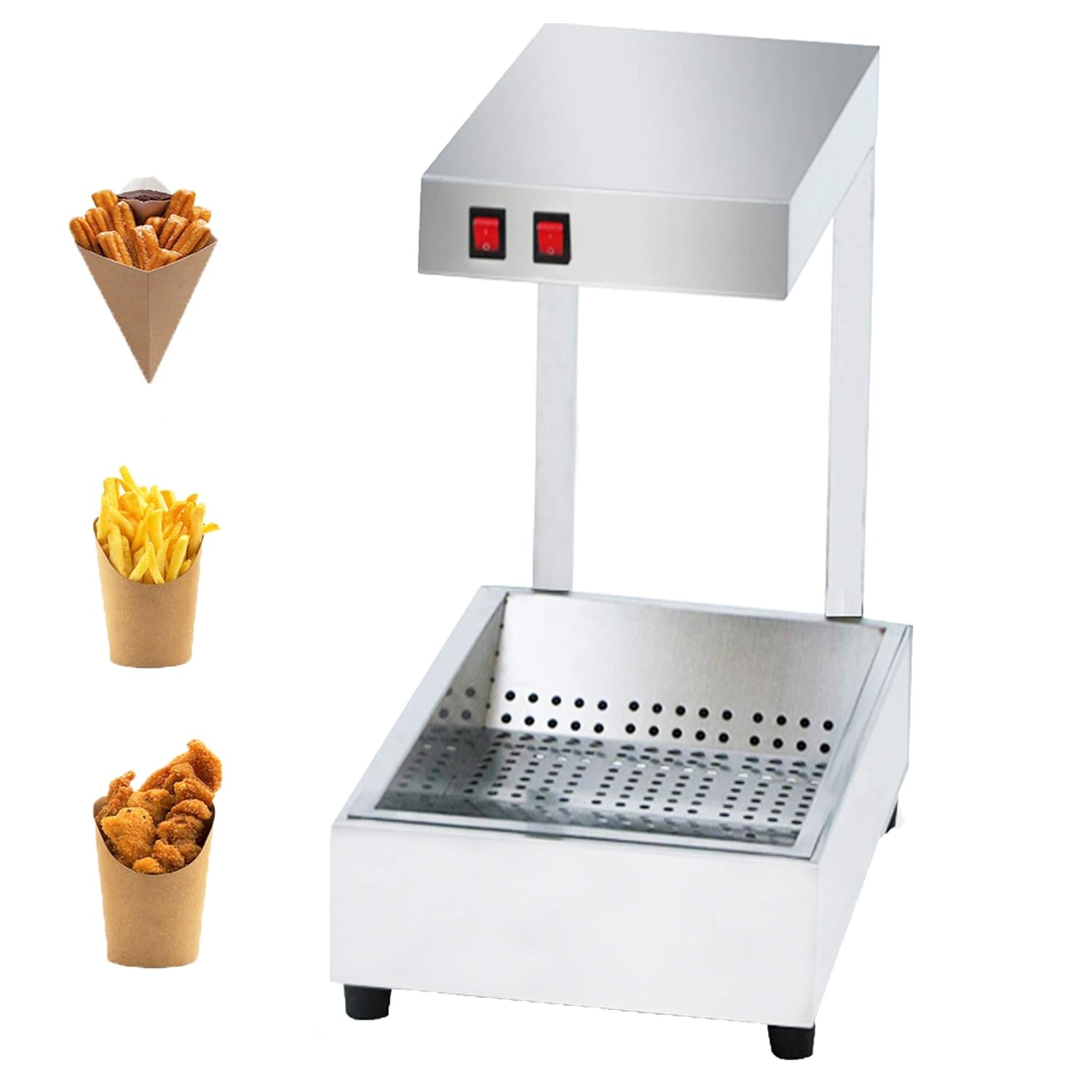 YUCHENGTECH Commercial Churro Display Warmer French Fries Display ...