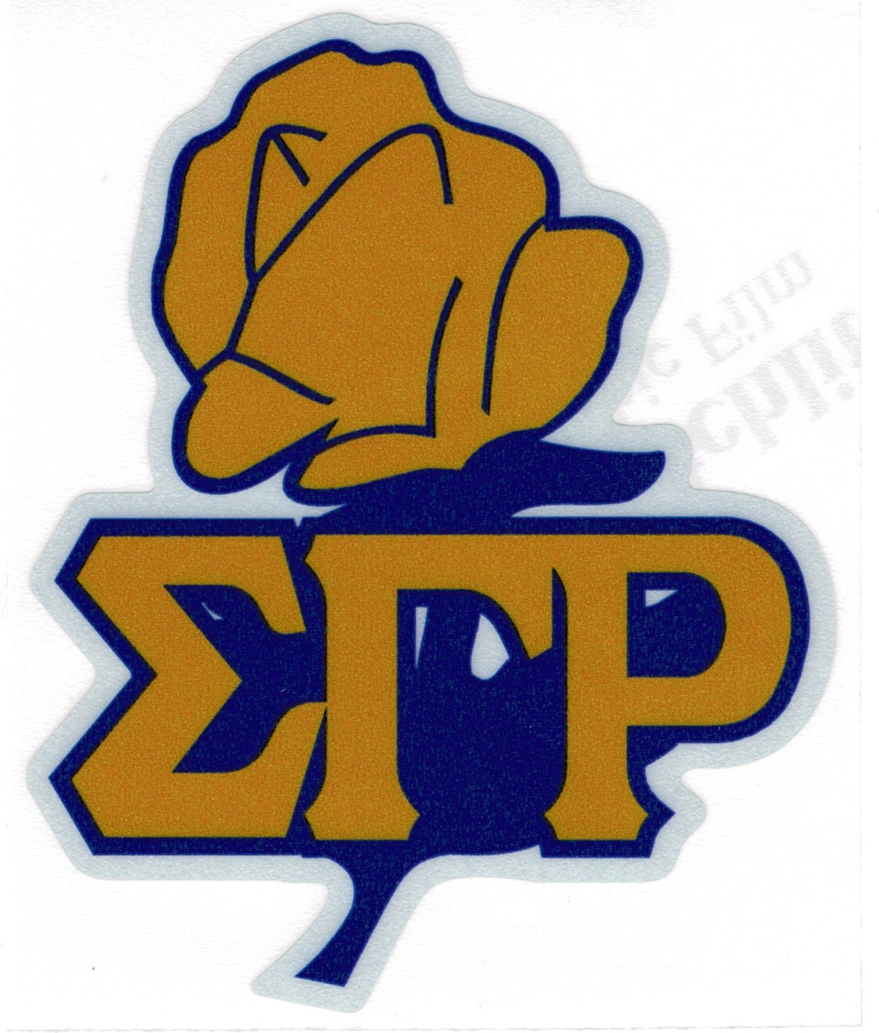 Amazon.com: Cultural Exchange Sigma Gamma Rho Rose Flower Reflective ...