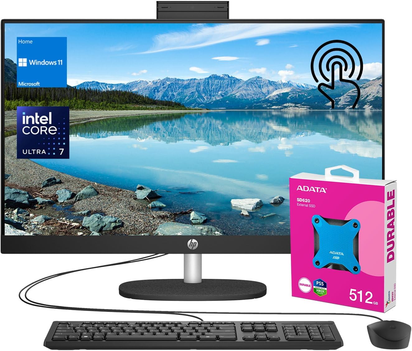 Wholesale HP 27 Desktop HP 27" All-in-One Touchscreen Desktop - Intel ...