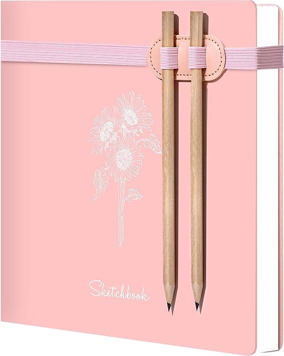 Amazon.com: Yoment Sketch Book Square Sketchbook for Drawing Cute 8x8 ...