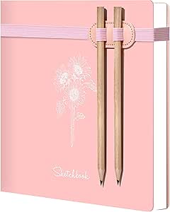 Amazon.com: Yoment Sketch Book Square Sketchbook for Drawing Cute 8x8 ...