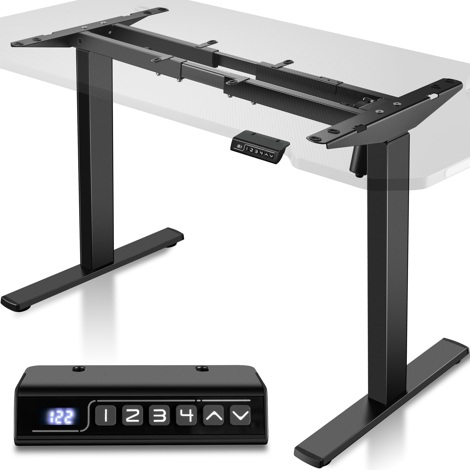 Amazon.com : Electric Standing Desk Frame Legs, Height Adjustable ...