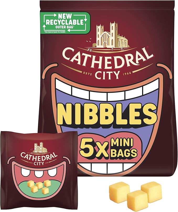 Cathedral City Kids Snack Nibbles Mild Lighter Cheese, 80g : Amazon.co ...