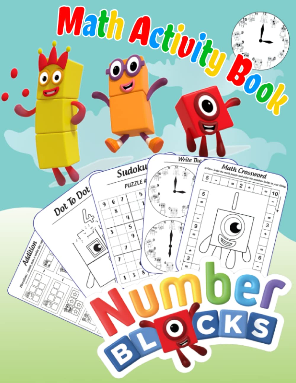 Numberblocks Math Activity Book Develop Math Skills With Multiple ...