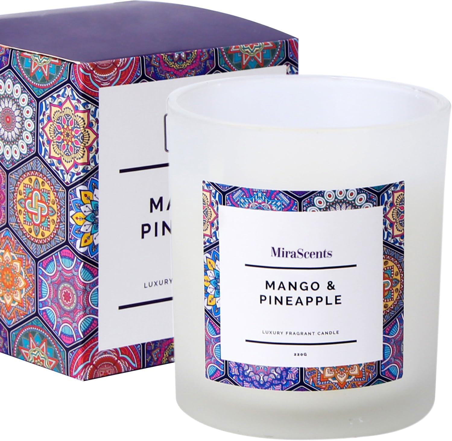 Amazon.com: Mango&Pineapple Scented Soy Candles for Home, Aromatherapy ...