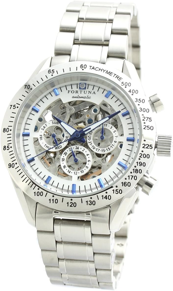 Amazon.com: Fortuna] Manual Winding/Self-Winding Watch with Natural ...