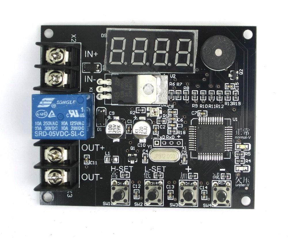 Buy 12V of Battery Discharge Module Under-Voltage Protection Relay ...