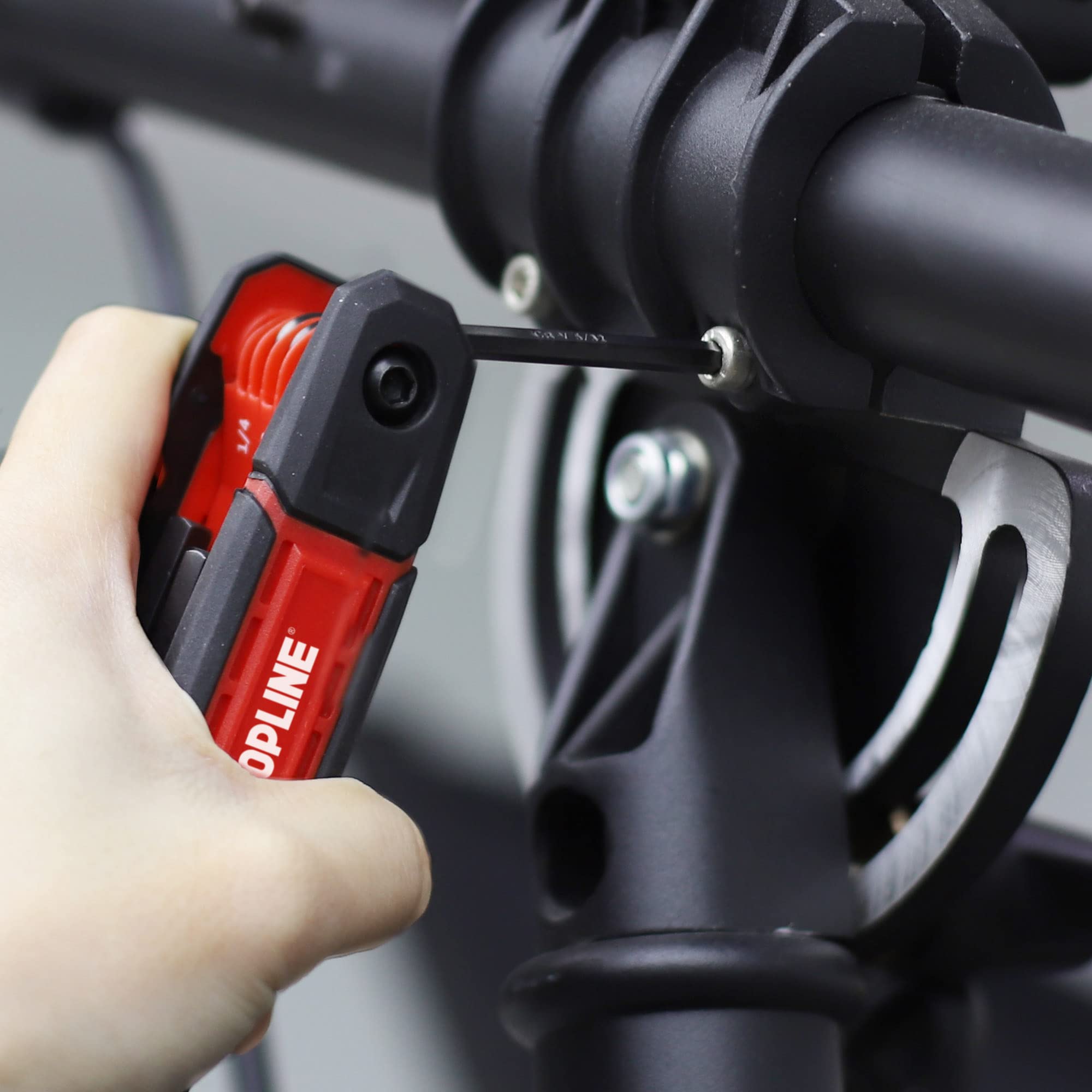 TOPLINE 25-Piece Folding Allen Wrench Set, SAE, Metric, Torx Hex Key ...