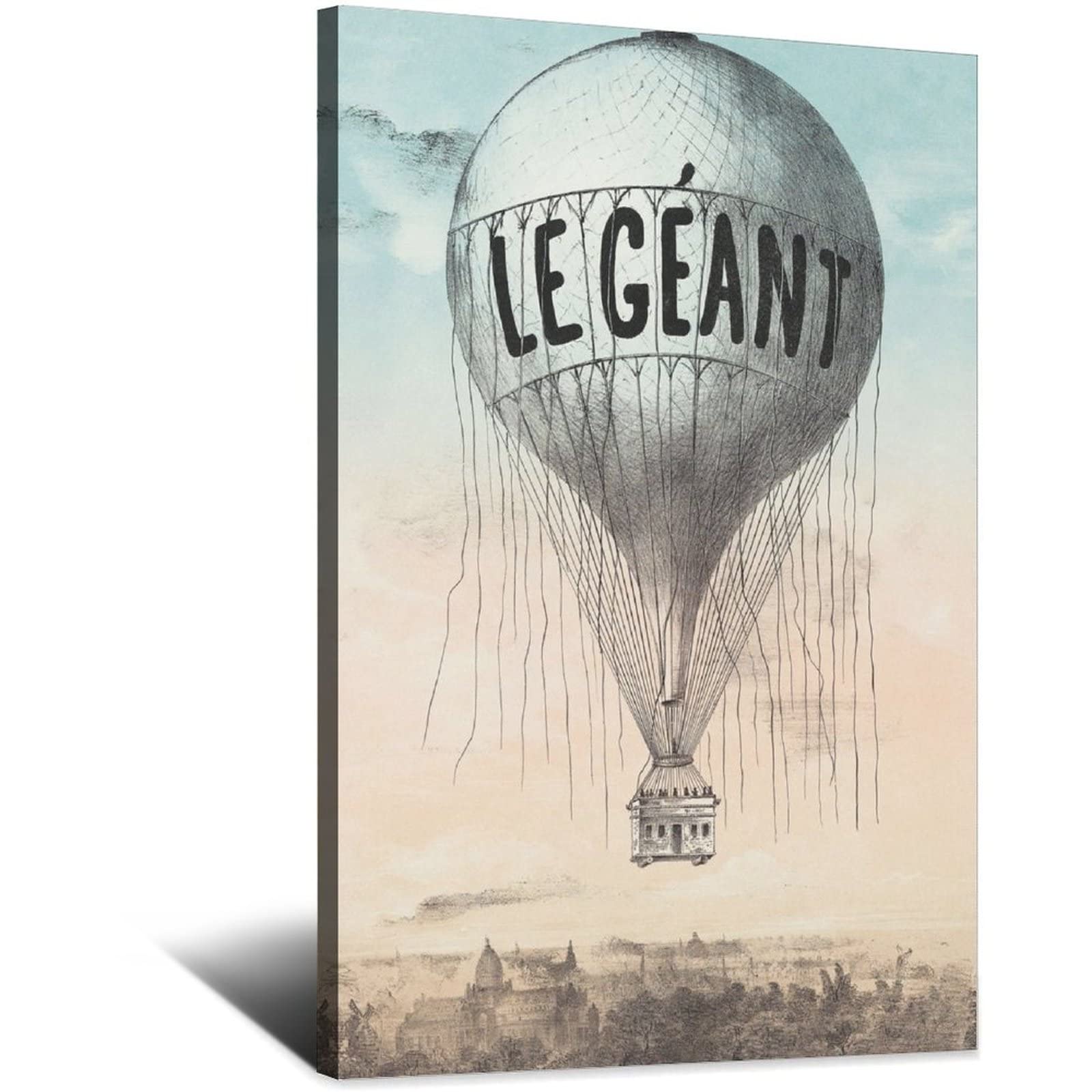 Vintage Hot Air Balloon Printable