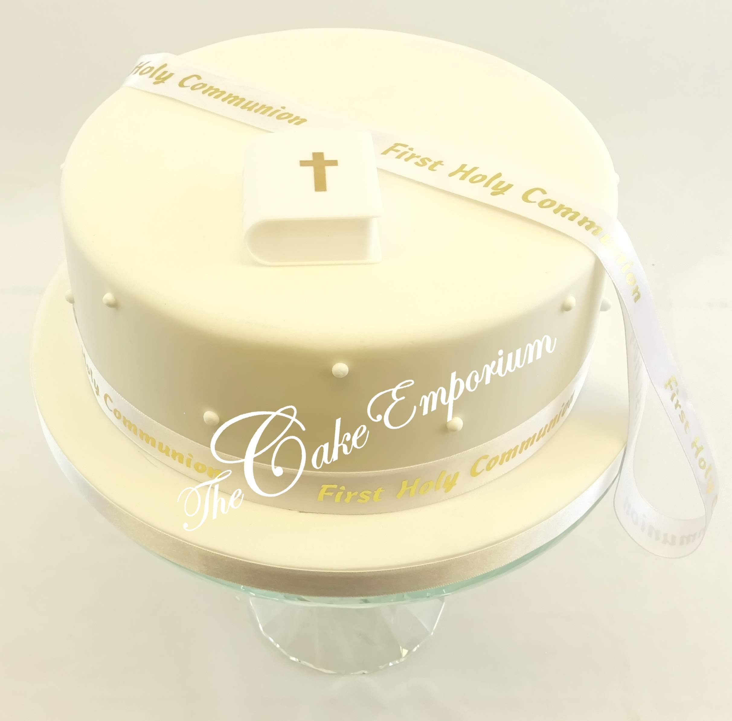 A4 Pink First Holy Communion Book Edible Icing Cake Topper : Amazon.co ...