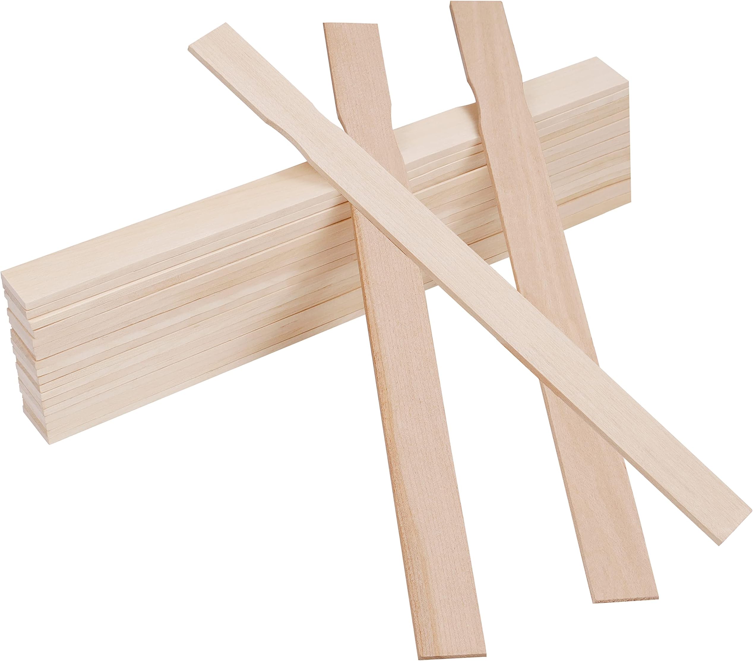 Belle Vous Wood Paint Stir Sticks (25 Pack) - 30 x 2.4cm/11.81 x 0.94 ...