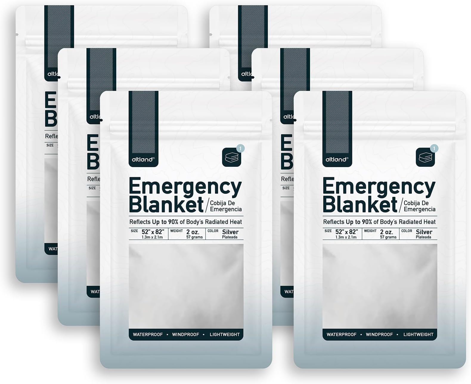 Amazon.com: Altland 25 Pack of Emergency Blankets - Individually ...