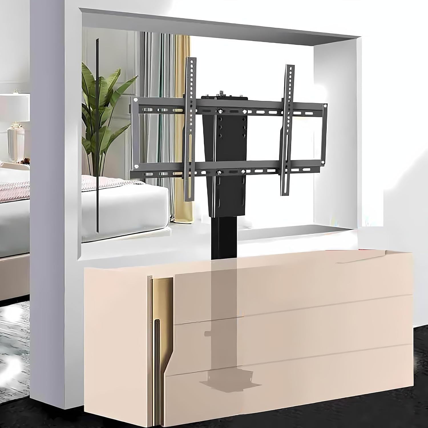 Electric tv lift, Automatic lifting motorised tv bracket, tv lift ...